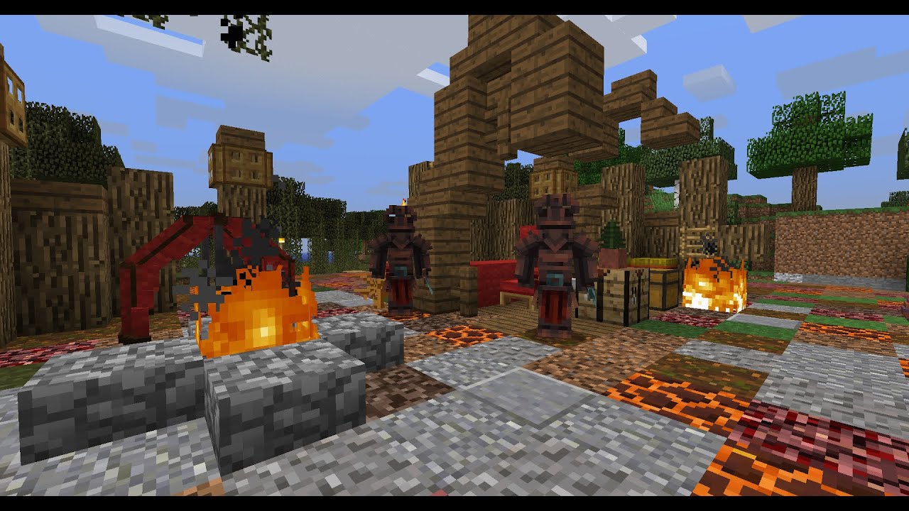 Minecraft Dragonfire Episode 4: Fire Nation Camp - YouTube
