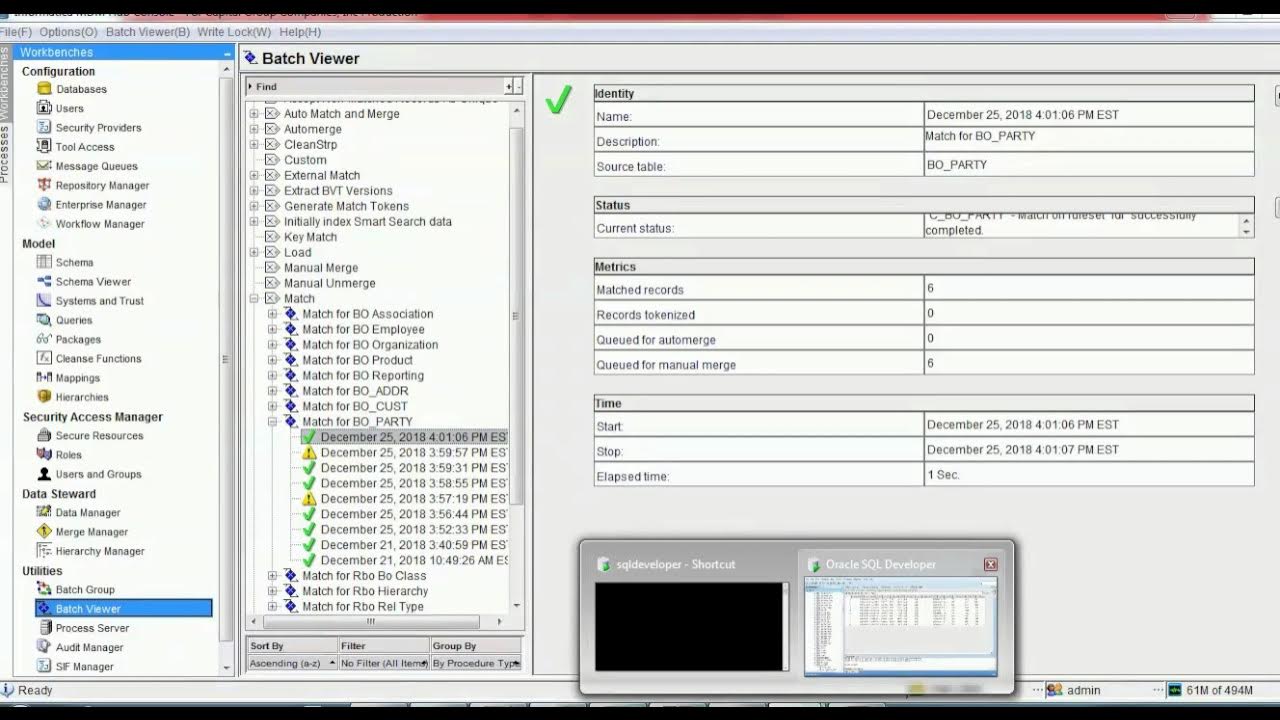 93. Informatica MDM 10 - Important MatchReportTool Demo - YouTube