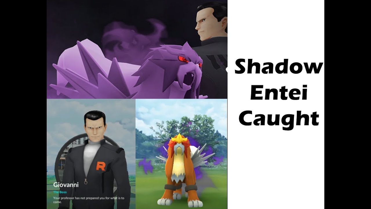 Shadow Entei Caught Pokemon Go - YouTube