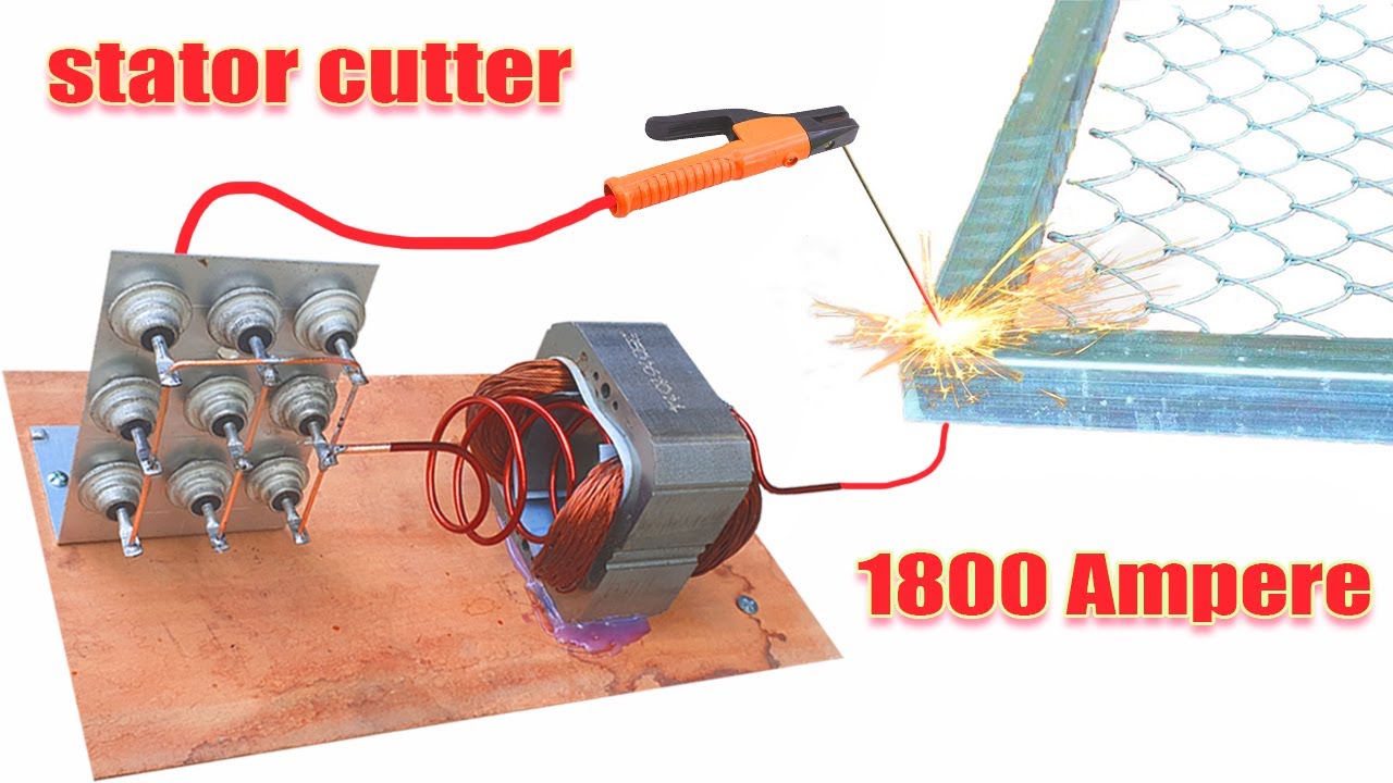 I turn stator, into a welding machine new technology, Creative prodigy ...
