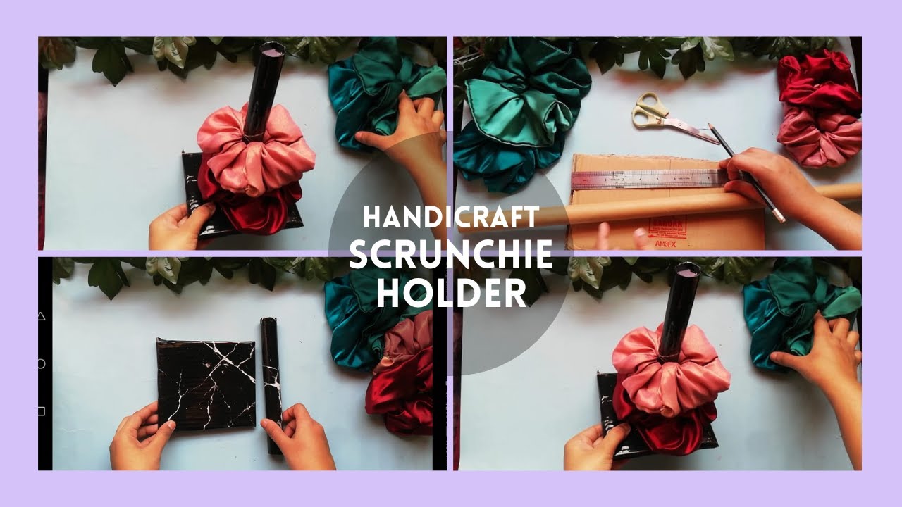 How to Make Easy Scrunchie Holder | Perfect Storage Solution For ...