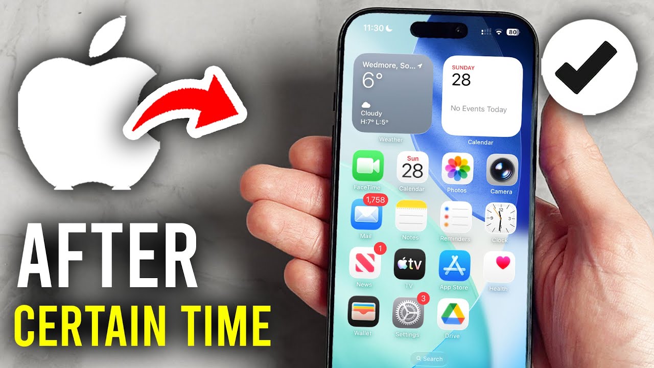 How To Make iPhone Turn Off After Certain Time - Step By Step - YouTube