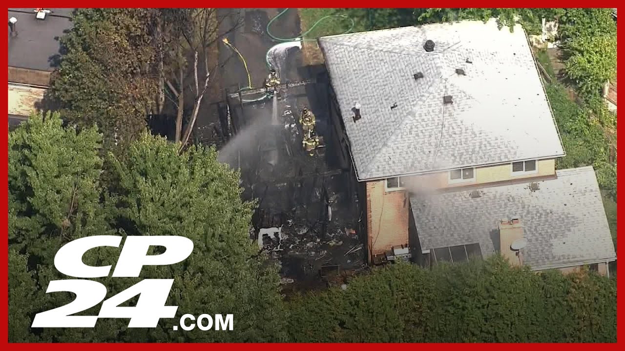 Officials say fire crews fought ‘heavy flames’ after fire charred two ...