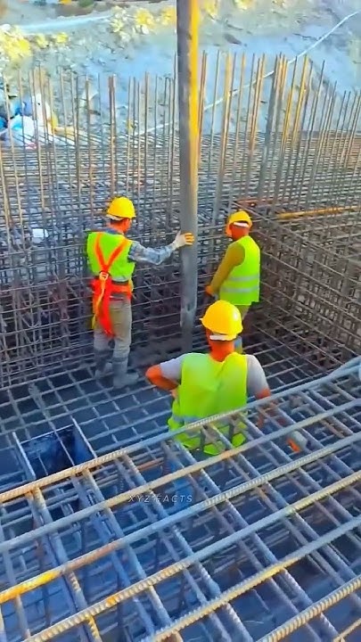 The secret behind skyscrapers and bridges steel cage technology ! # ...