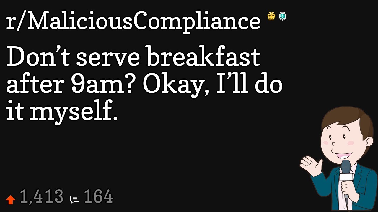 Don’t serve breakfast after 9am? Okay, I’ll do it myself. - YouTube