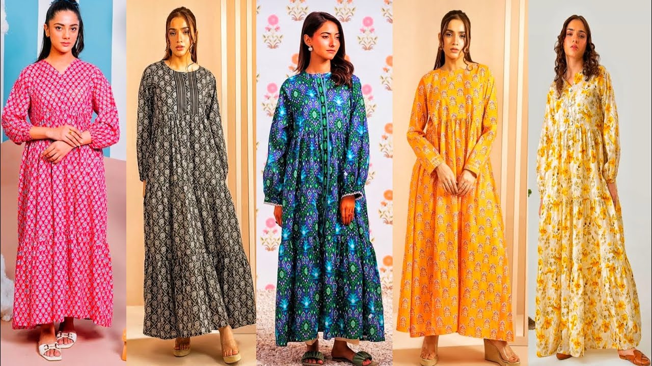 Latest Printed Frock Designs 2025 /Beautiful Frock Designs / Frock Ke ...