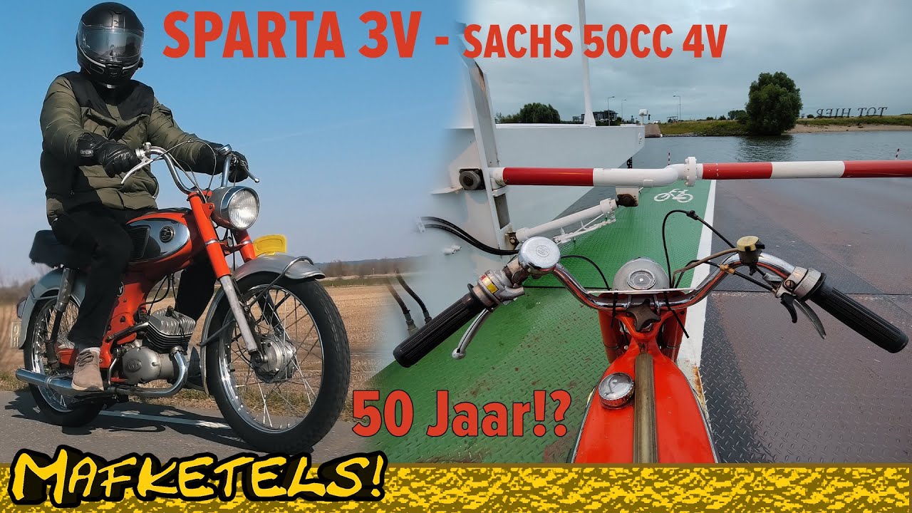 IK RIJ EEN 50 JAAR OUDE NEDERLANDSE BROMMER! MAFKETELS - YouTube