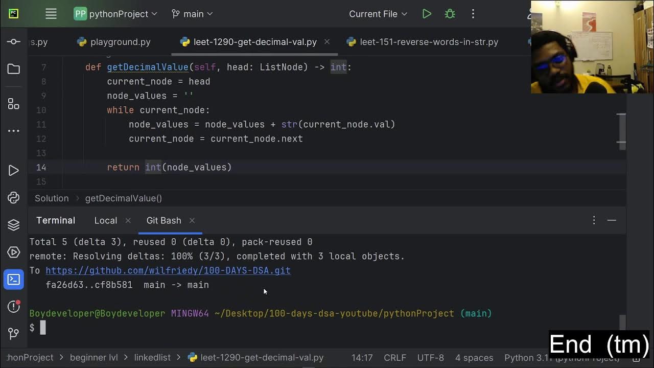 DAY 88/100 - 100 DAYS OF STUDYING DATA STRUCTURES AND ALGORITHMS - TWO POINTERS + Linked Lists ...
