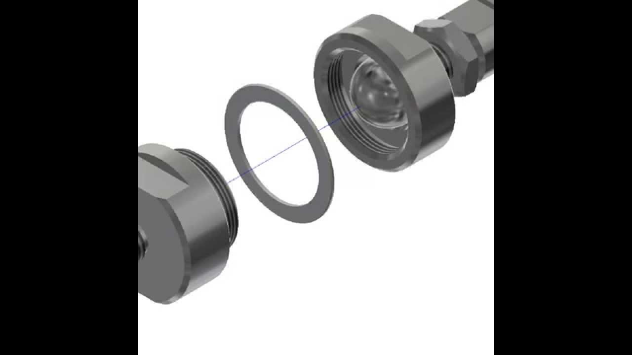 Spherical coupling with terminals - YouTube