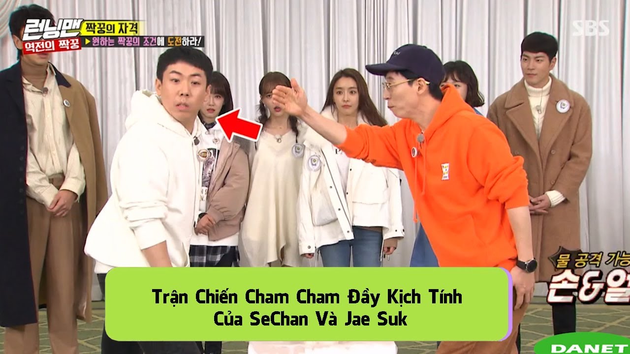 RUNNING MAN VIETSUB | Trận Chiến Cham Cham Đầy Kịch Tính Của SeChan Và ...