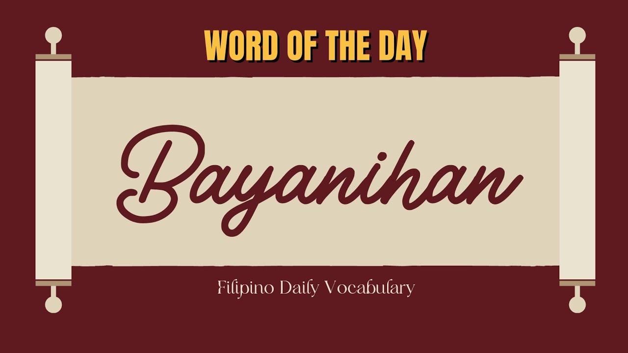 Pronounce and translate "bayanihan" - YouTube