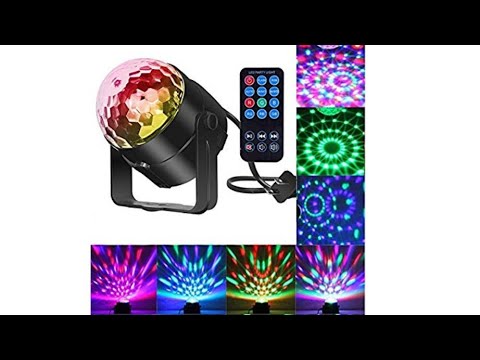 LED PARTY LIGHT UNBOXED/FULLY REVIEWED - YouTube