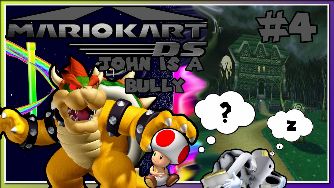 Mario Kart DS Local Multiplayer #4 - CLEARLY JOHN IS A BULLY - YouTube