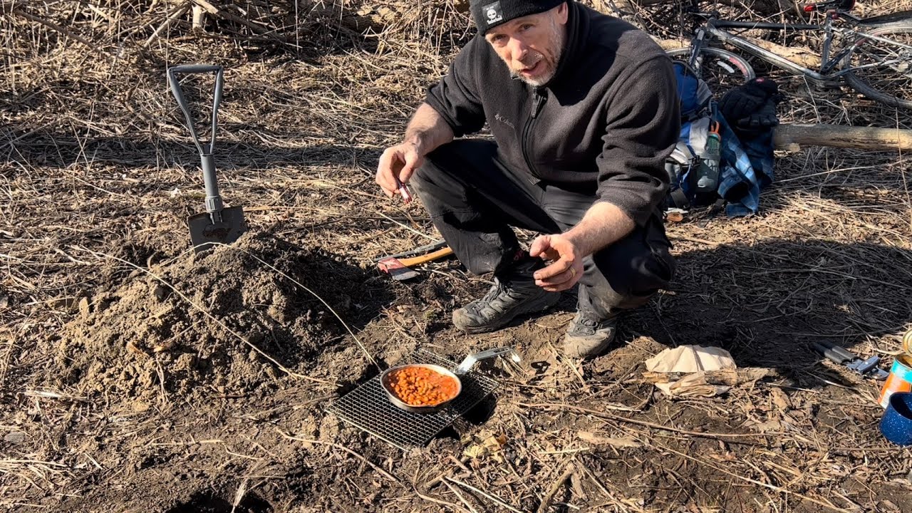 Stealth Camping Fire Pit - The Dakota Fire Pit / Hole - YouTube