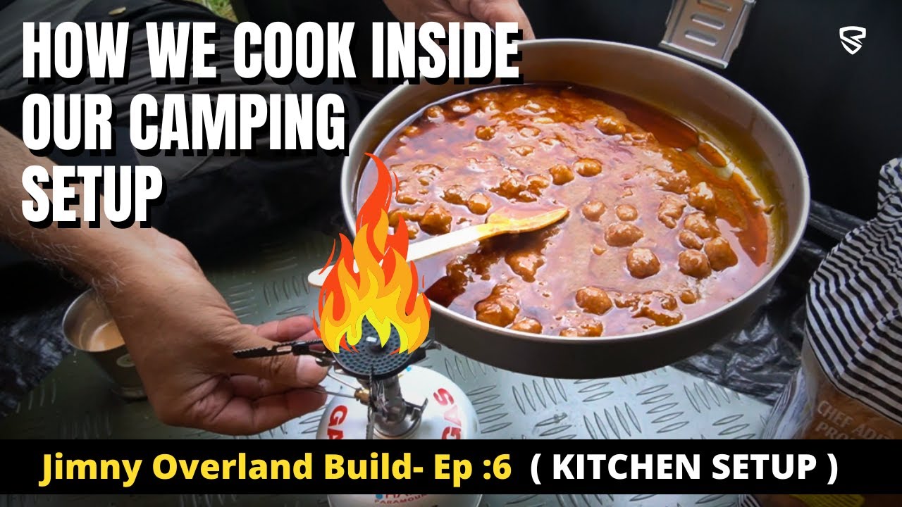 Camping and Cooking Inside the Tent | Essential Cooking setup for ...