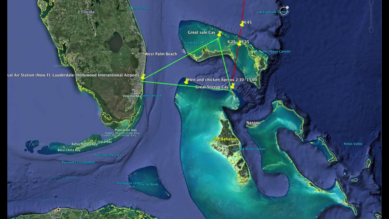 Flight 19 Google Earth Tour - YouTube