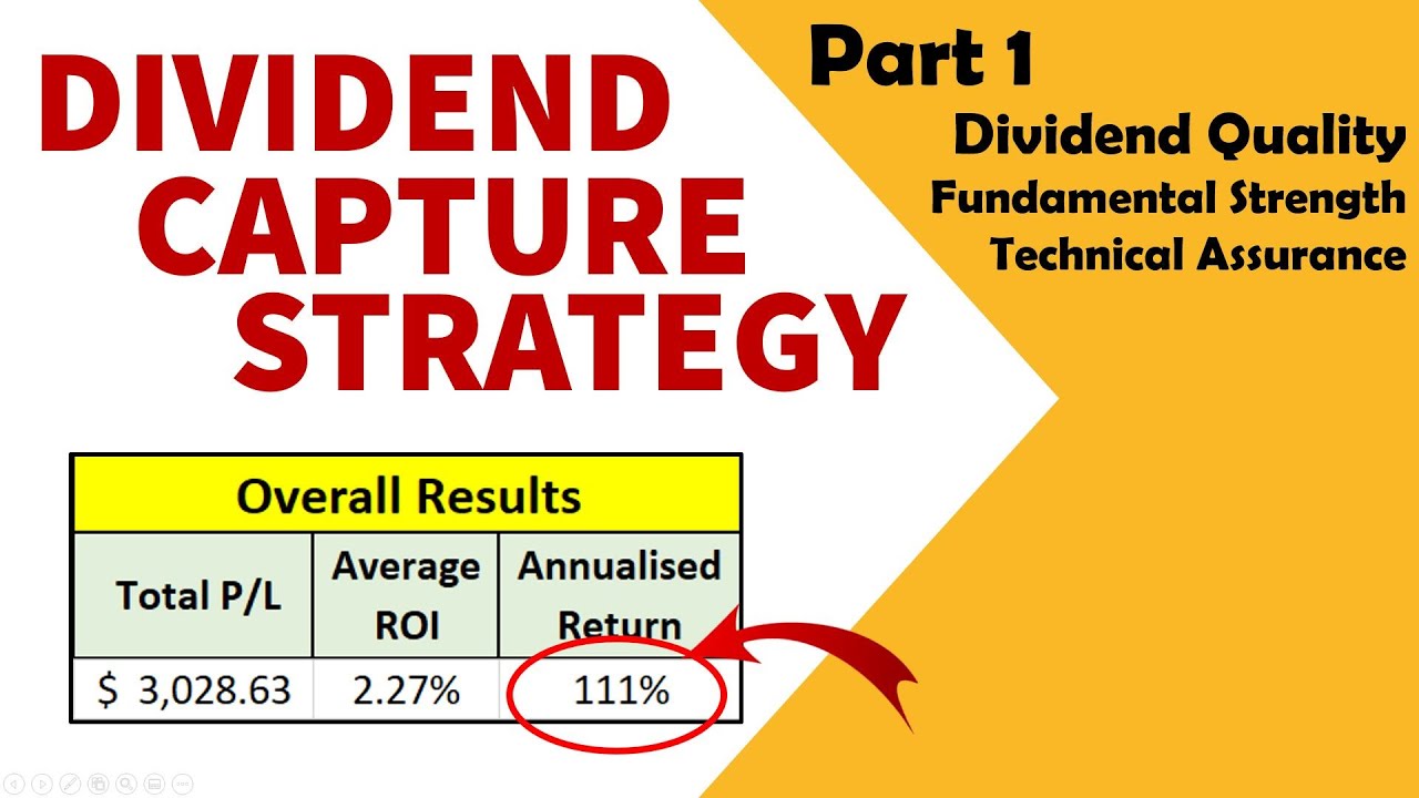 Dividend Capture Strategy Part 1 - Criteria to Select the BEST Dividend ...