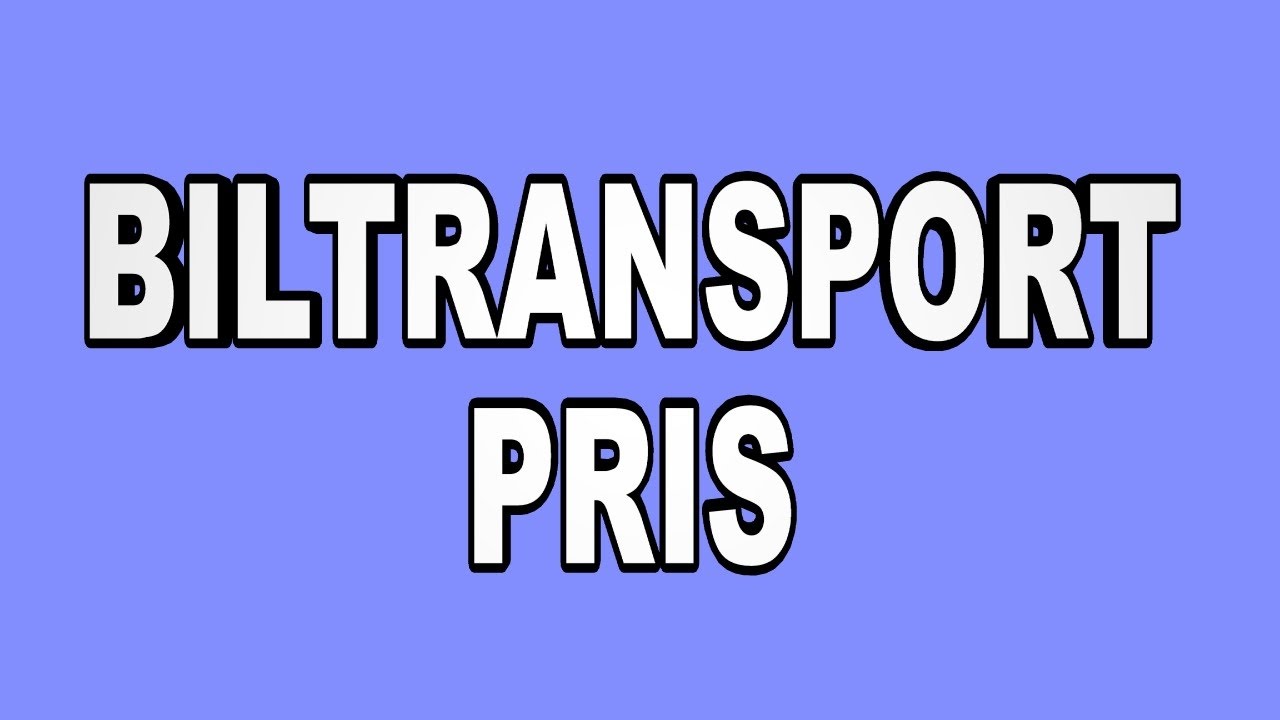 BILTRANSPORT PRIS; BILFRAKT NORGE ; TRANSPORT AV BIL - YouTube