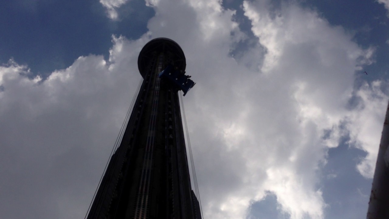 เครี่องเล่น Giant Drop ที่สวนสยาม - YouTube