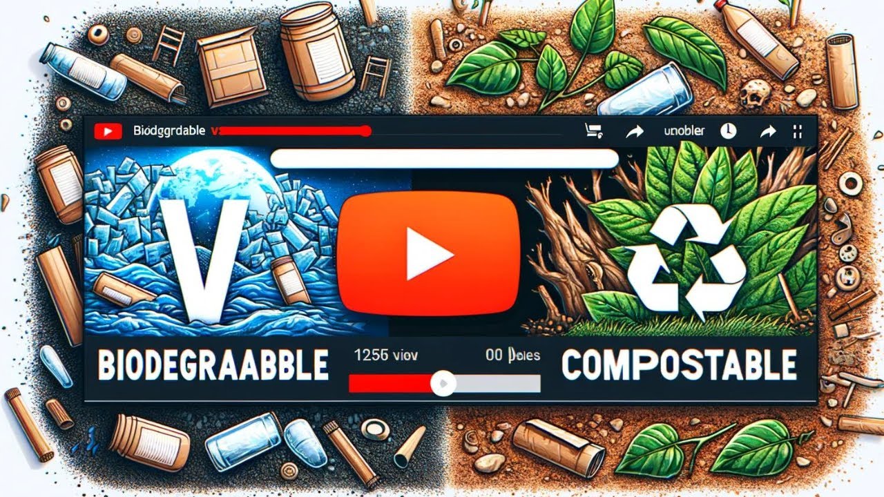 Biodegradable vs compostable, una mundo SIN PLÁSTICO - YouTube