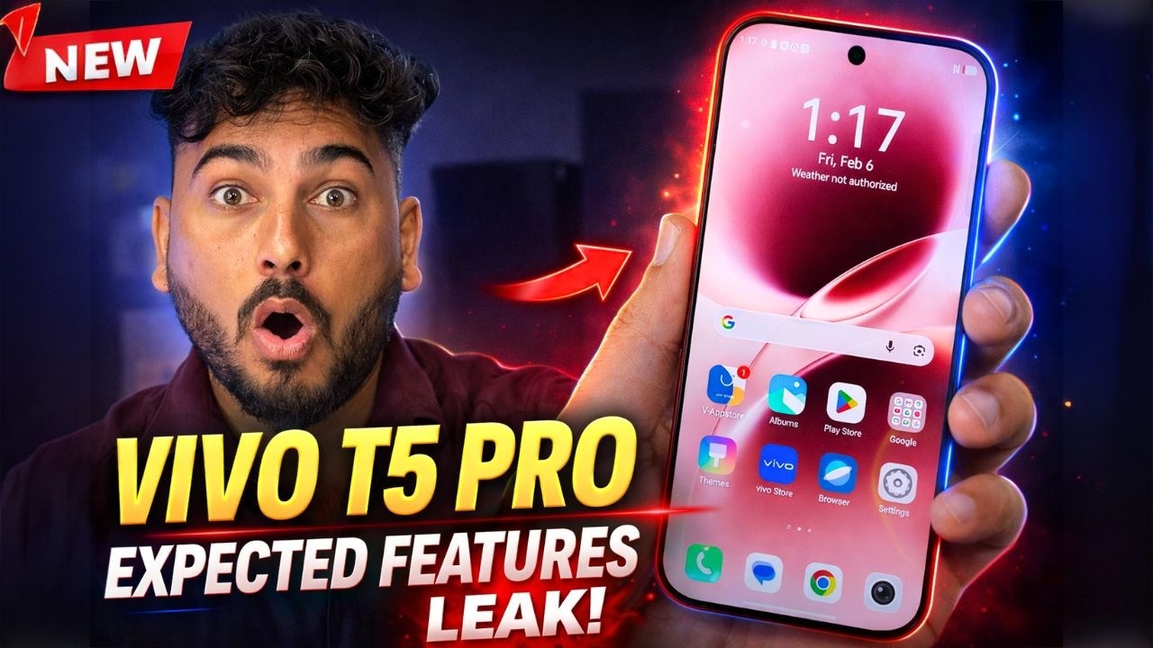 Vivo T5 Pro 5G : 9020mAh Battery & IP69 Rating ! 🔋 Snapdragon 7 Gen 4 ...