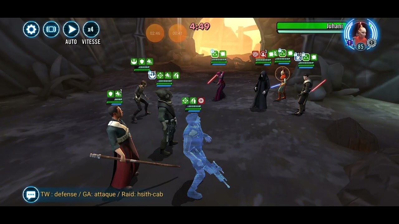 Swgoh tw rogue one vs starkiller! - YouTube