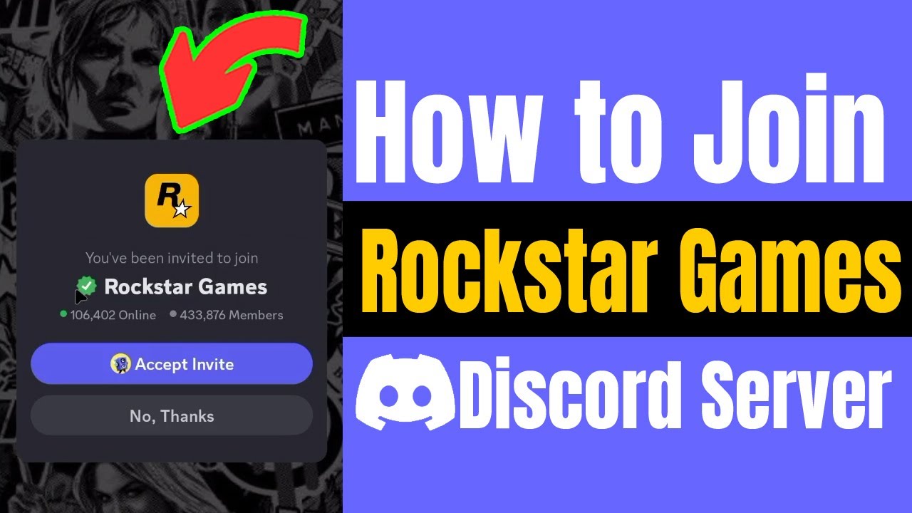 How To Join Discord Rockstar Games Server - YouTube