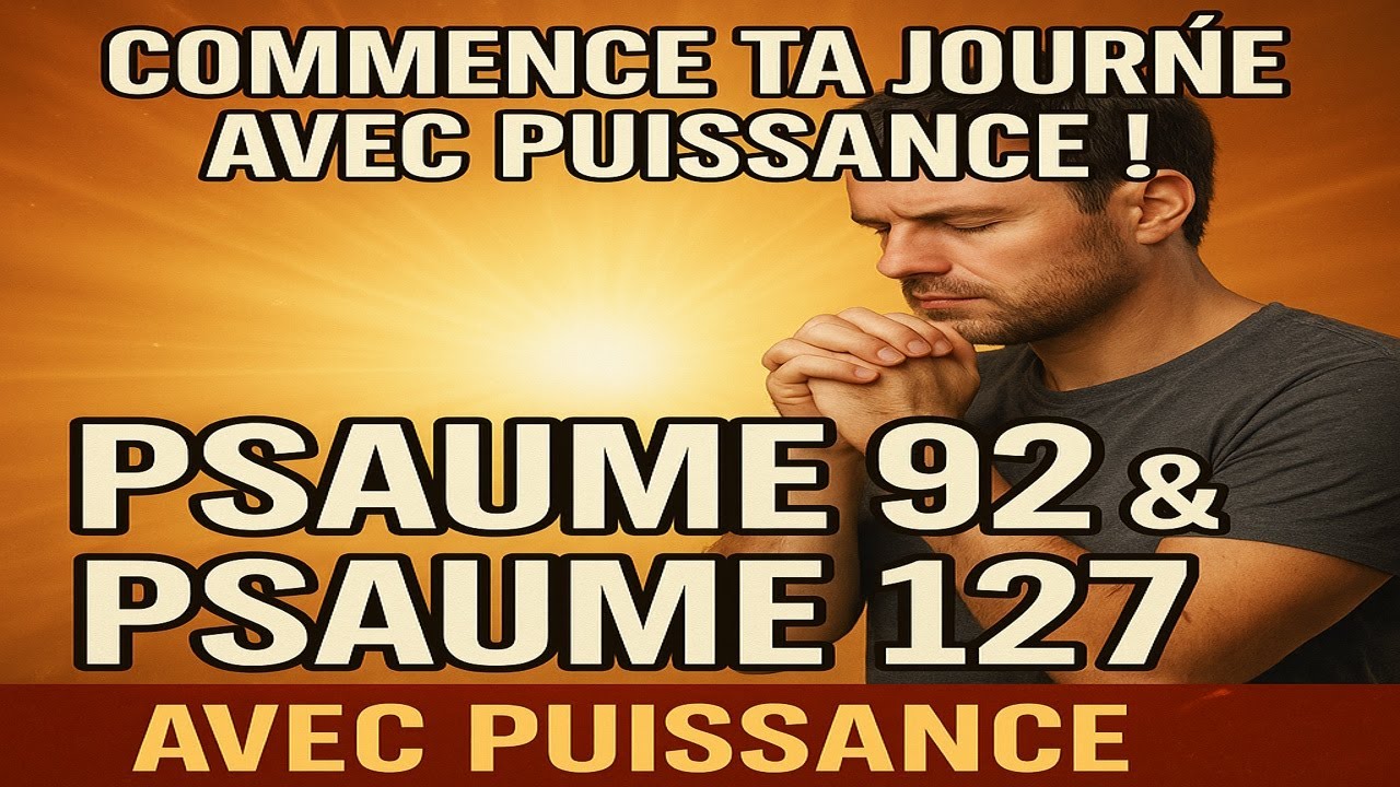 Commence ta journée avec puissance ! Écoute cette prière du Psaume 127 ...