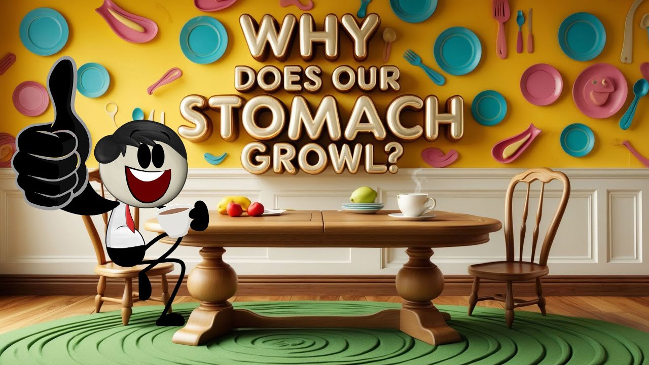 Why does our Stomach Growl? + more videos | #aumsum #kids #cartoon #whatif - YouTube