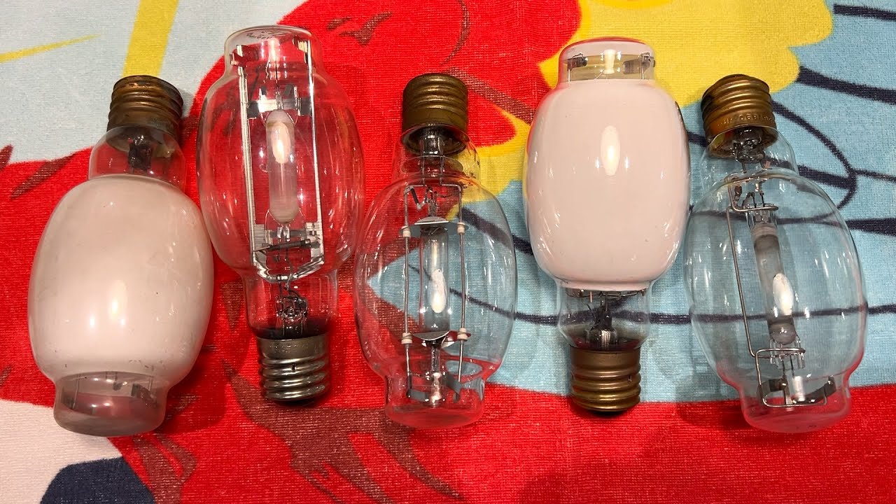Vintage Mercury Vapor Light Bulb Finds! - YouTube
