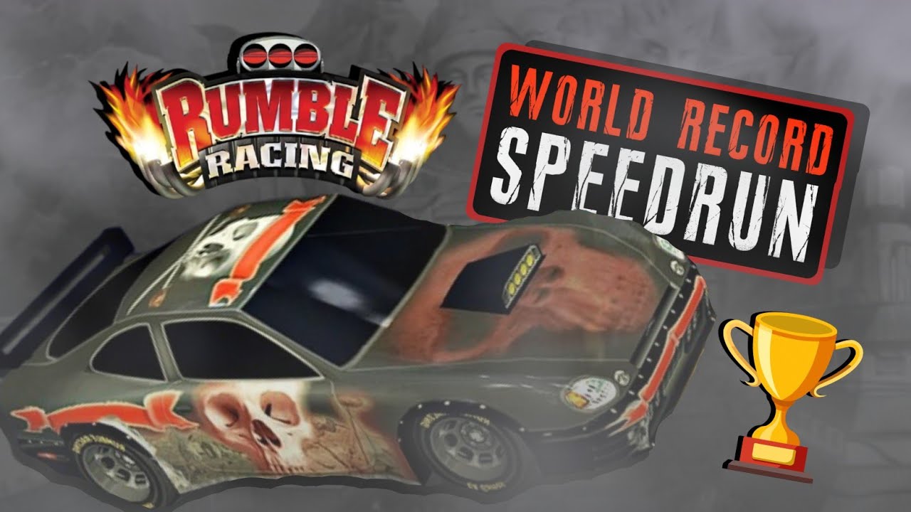 RUMBLE RACING - World Record Speedrun All Track Any% Forgiving〔51:56 ...