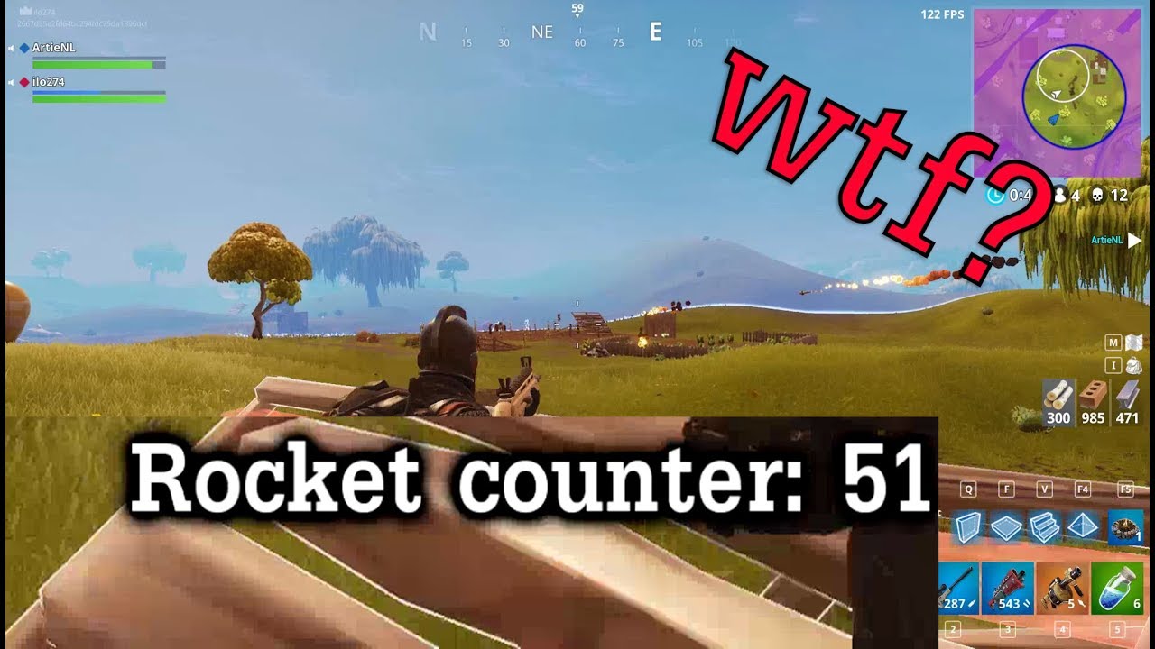 Longest rocket fight ever - Weird Fortnite moments 7 - YouTube