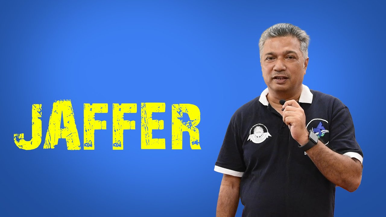 Jaffer speak about shangamam - YouTube