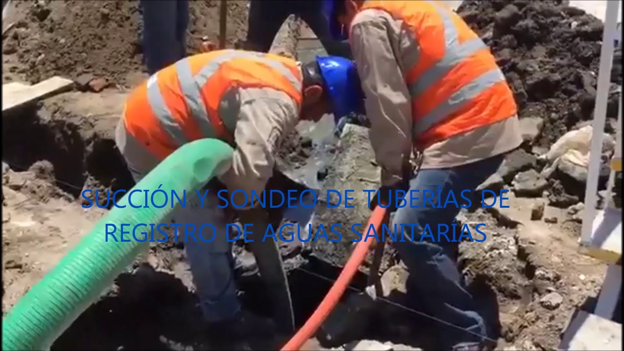 SERVICIO DE DESAZOLVE CON EQUIPO VACTOR - YouTube
