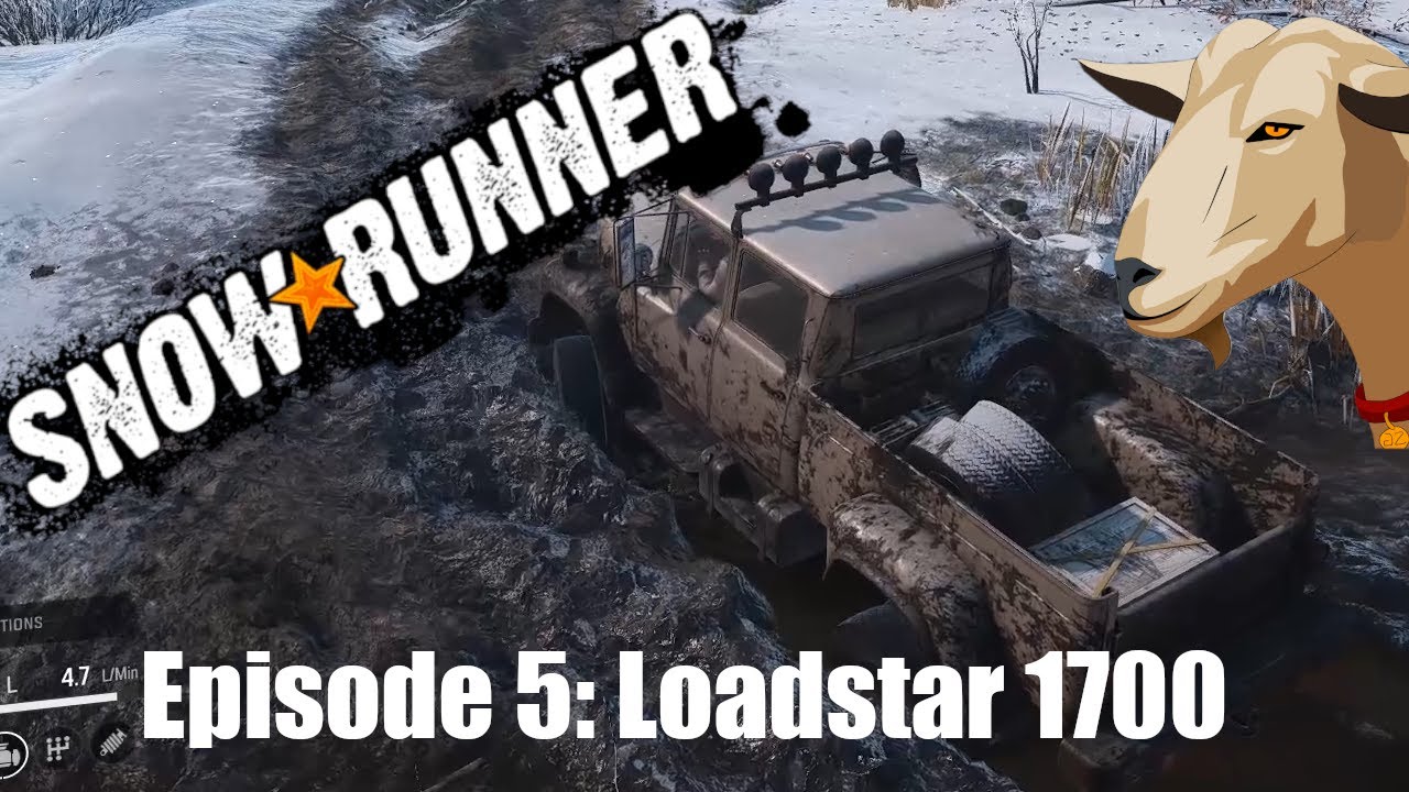 SnowRunner | Episode 5 | Crane and Loadstar 1700 - YouTube