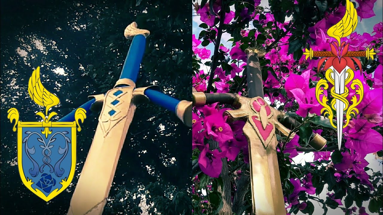 Como hacer las espadas de Romeo x Juliet - DIY Romeo x Juliet Swords ...