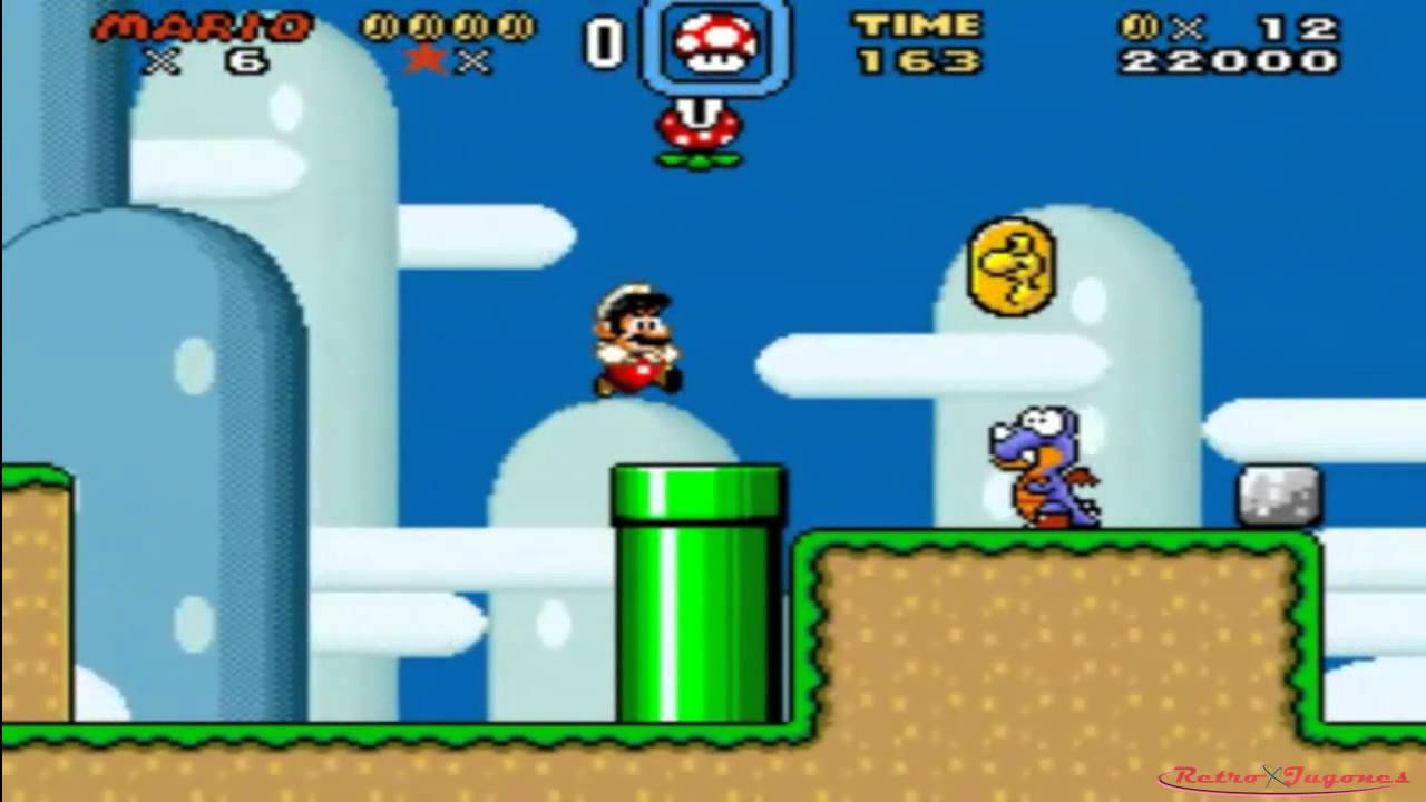 Super Mario World 01 Yoshis Island and Yellow switch - YouTube