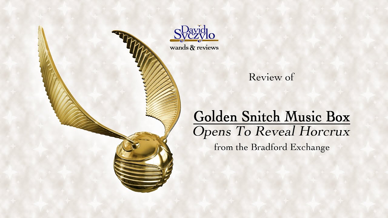 Golden Snitch Music Box - The Bradford Exchange - YouTube