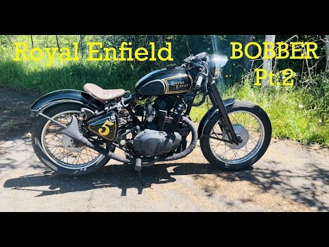 Royal Enfield Bullet Bobber Pt.2 Suzuki GS 500 - YouTube