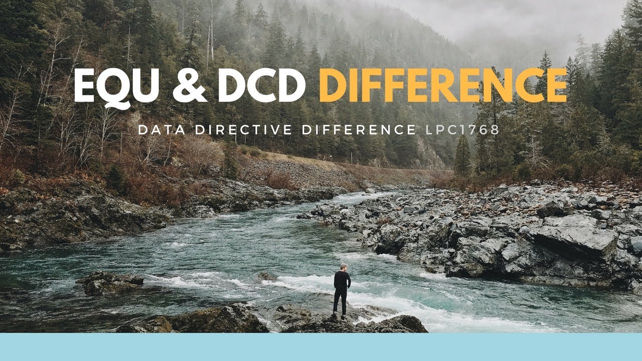 what is EQU, DCD, DCI and DCB in LPC1768 assembly - YouTube