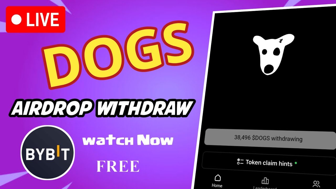 DOGS Telegram Airdrop Withdraw Live Full Process | Dogs Diposit To ...