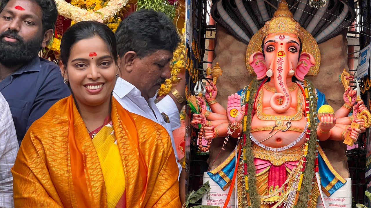 Khairatabad Ganesh 2023 | Bandaru Dattatreya Daughter Vijayalakshmi At ...