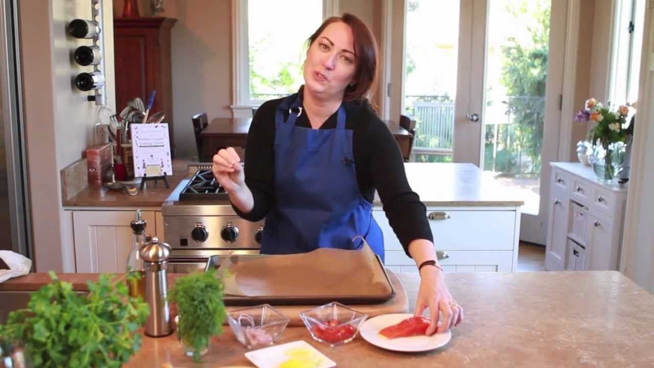Cooking in paper cooking lesson with Kathleen Flinn from CookFearless ...
