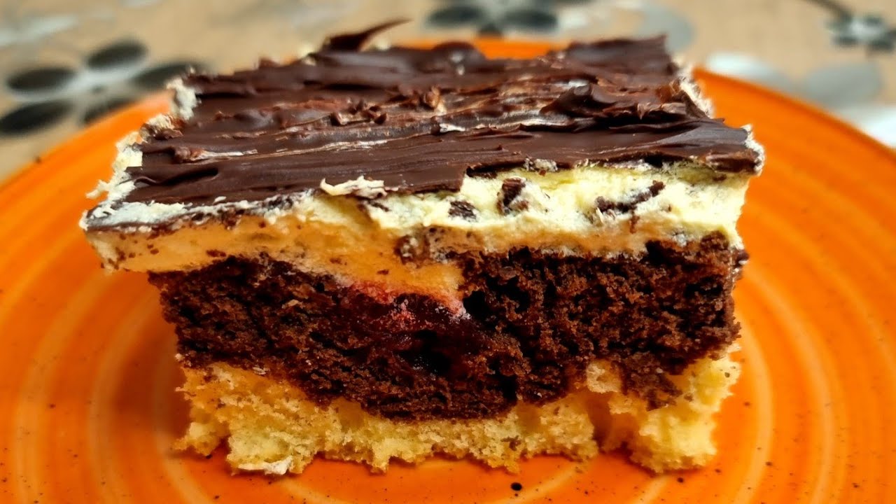 Danube Wave Cake || German Cherry Chocolate Marble Cake || - YouTube