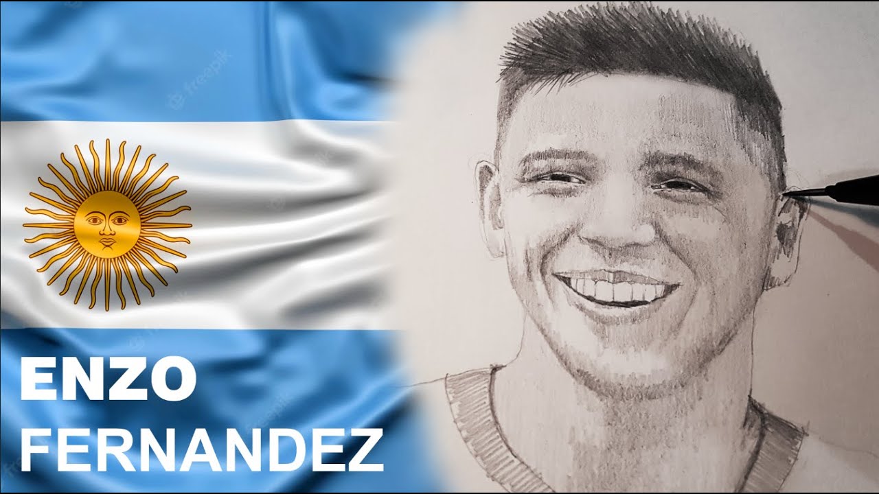 DIBUJO a TODOS los jugadores de la Selección ARGENTINA | Copa del Mundo ...
