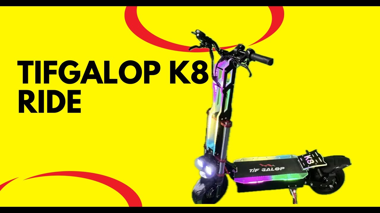 Tifgalop K8 Scooter Ride - YouTube