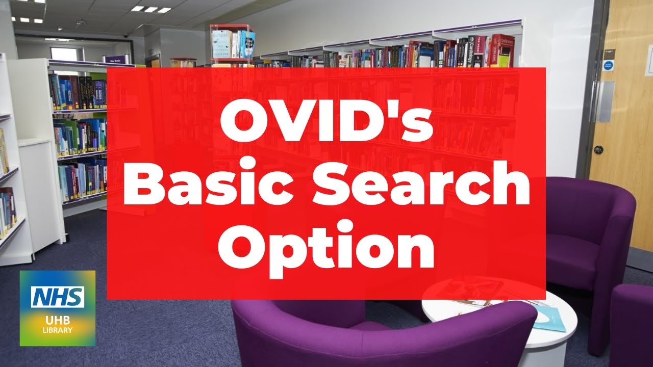 OVID's Basic Search Option - Classic Interface - YouTube