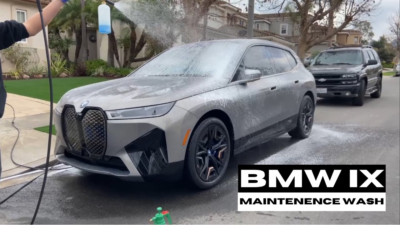 Cleaning a BMW iX M60 - Exterior Wash - YouTube