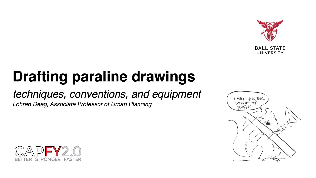 CAP 161 Drafting Paraline Drawings - YouTube