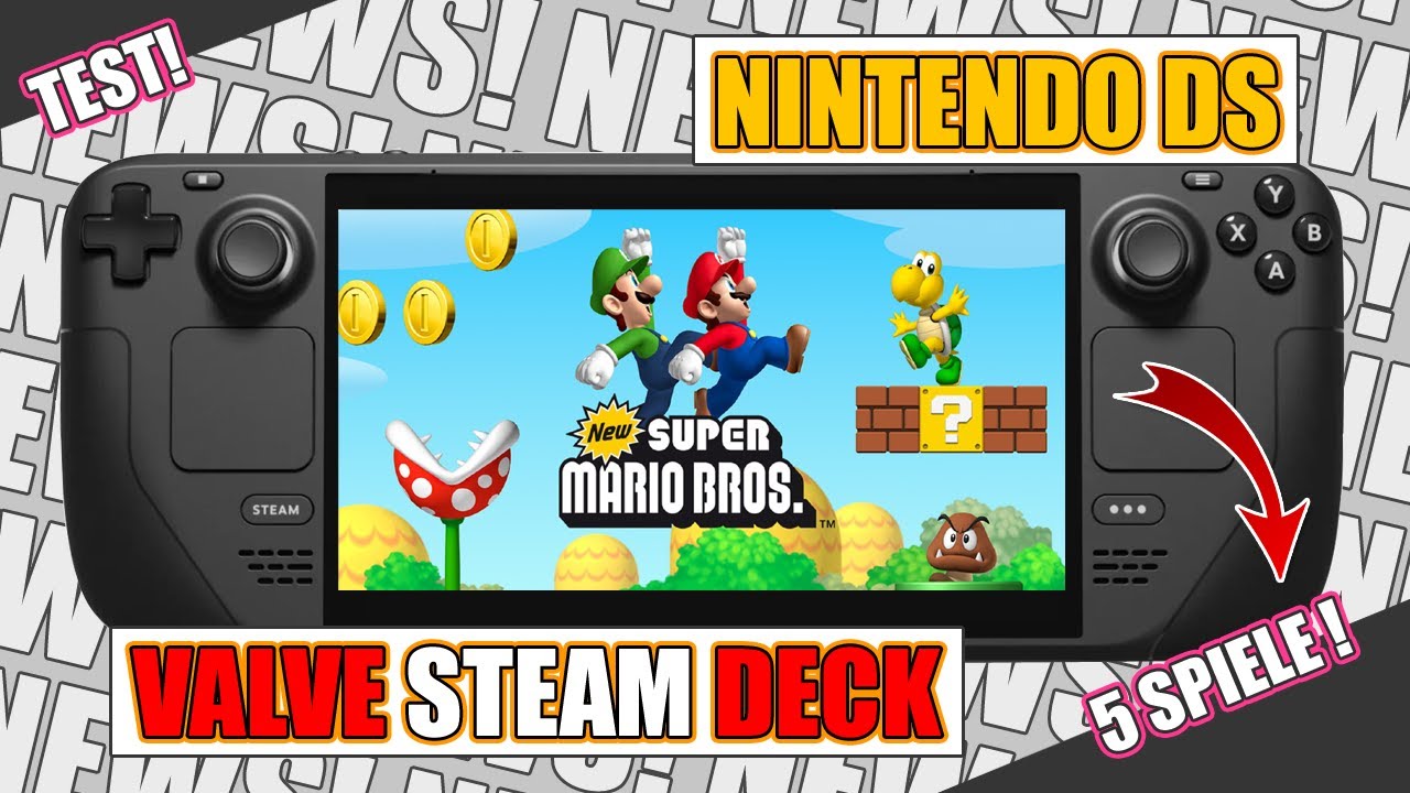 Steam Deck Review - Endlich Nintendo DS mit hoher Auflösung zocken ...